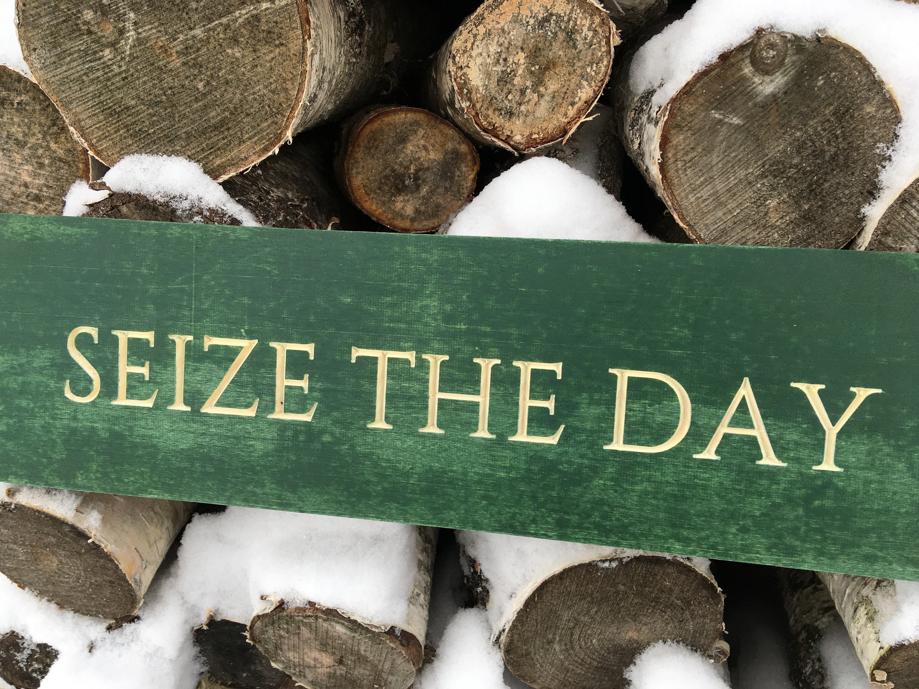 Seize the Day Sign. Home Sign | Etsy