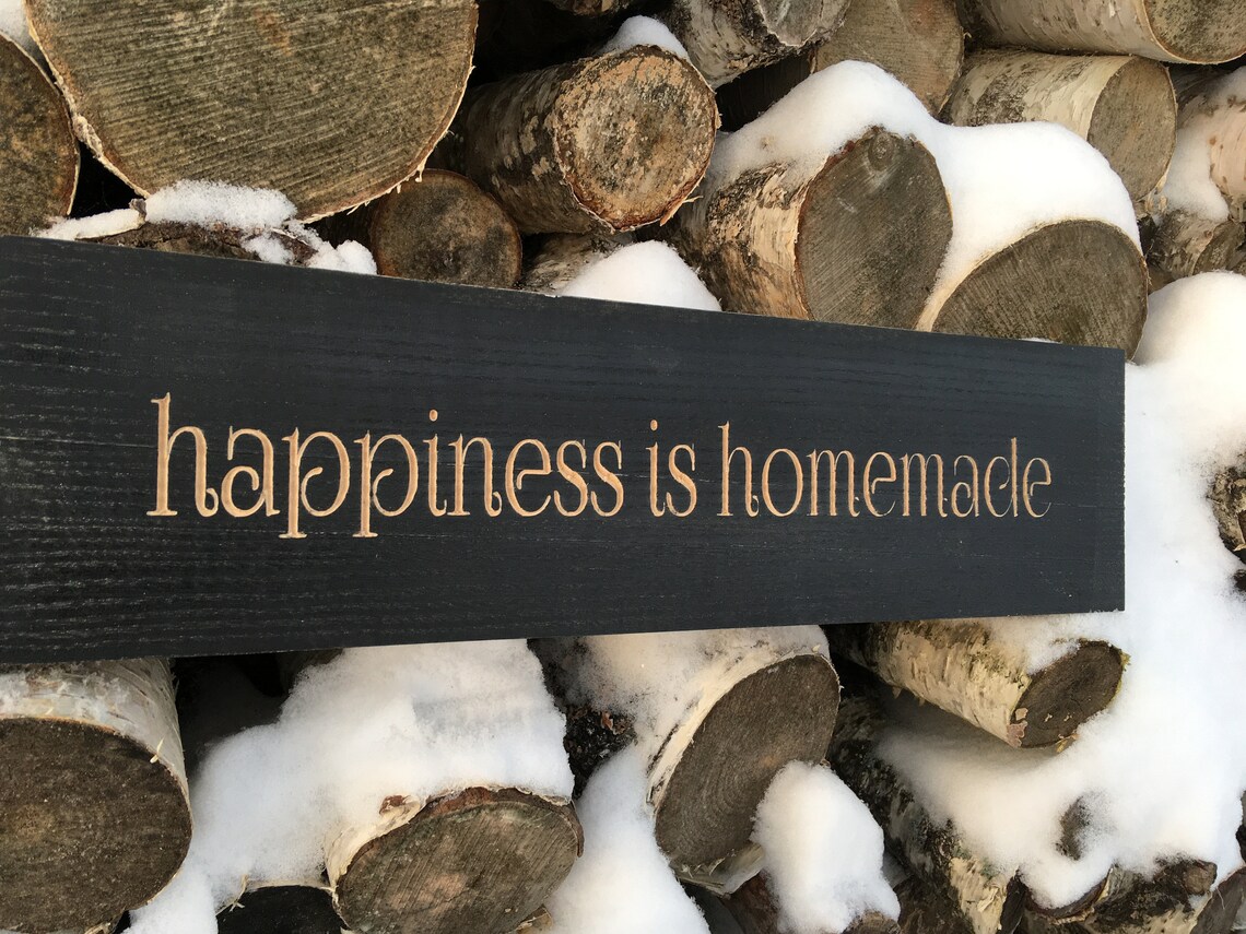 Happiness is Homemade. Home Sign. - Etsy