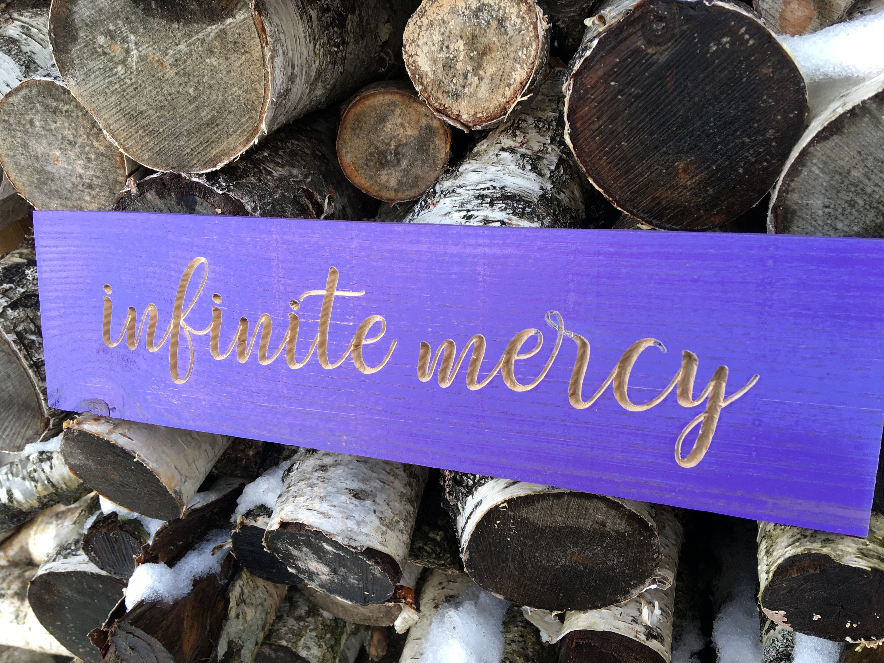 Infinite Mercy Sign. Christian Sign. Bedroom Sign. Kitchen - Etsy UK