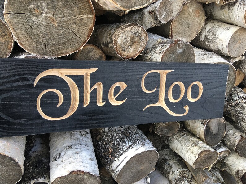 The Loo Sign. - Etsy