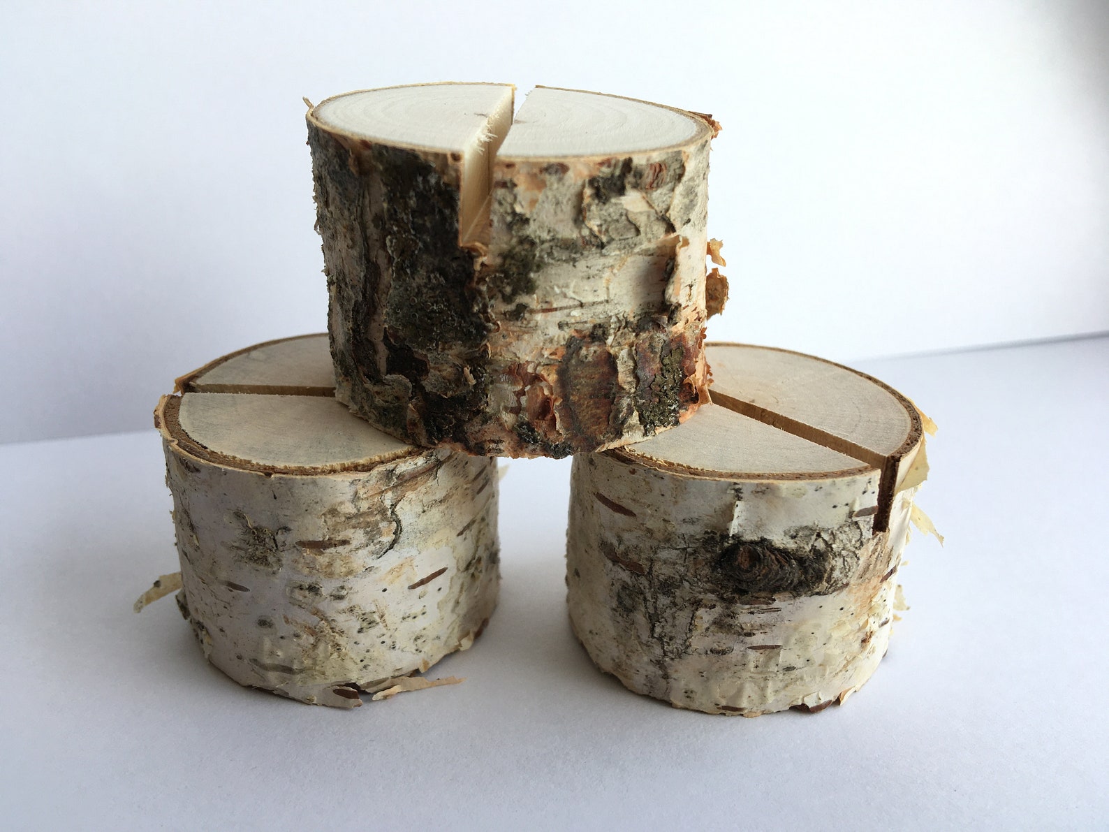 Set of 30 Birch Place Card Holders - Etsy