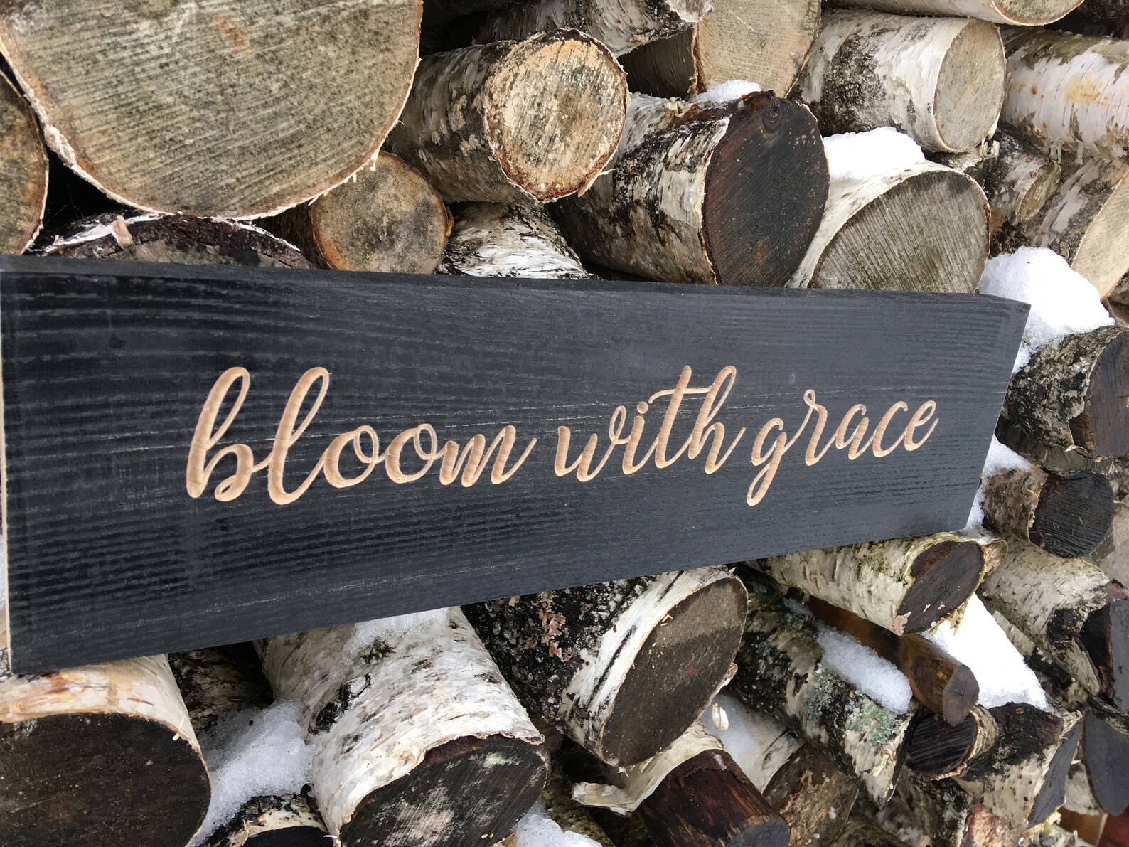 Bloom With Grace Sign - Etsy