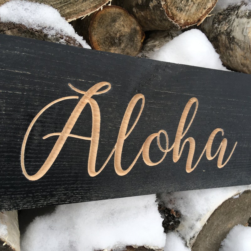 Aloha Signs - Etsy