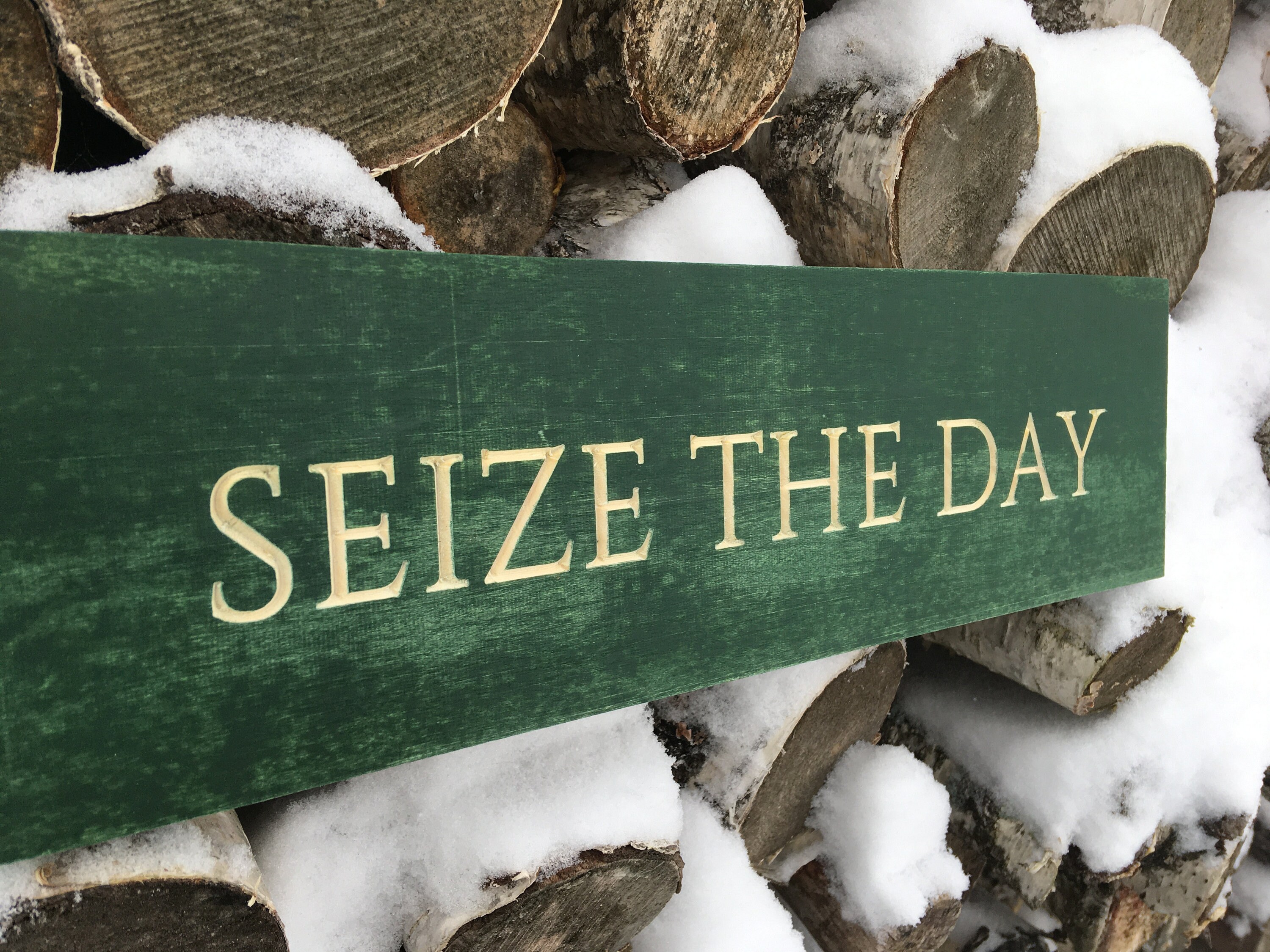 Seize the Day Sign. Home Sign | Etsy