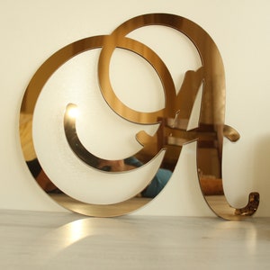 Mirror Acrylic Big Letters 1 to 24 Inches Wall Hanging - Etsy Canada