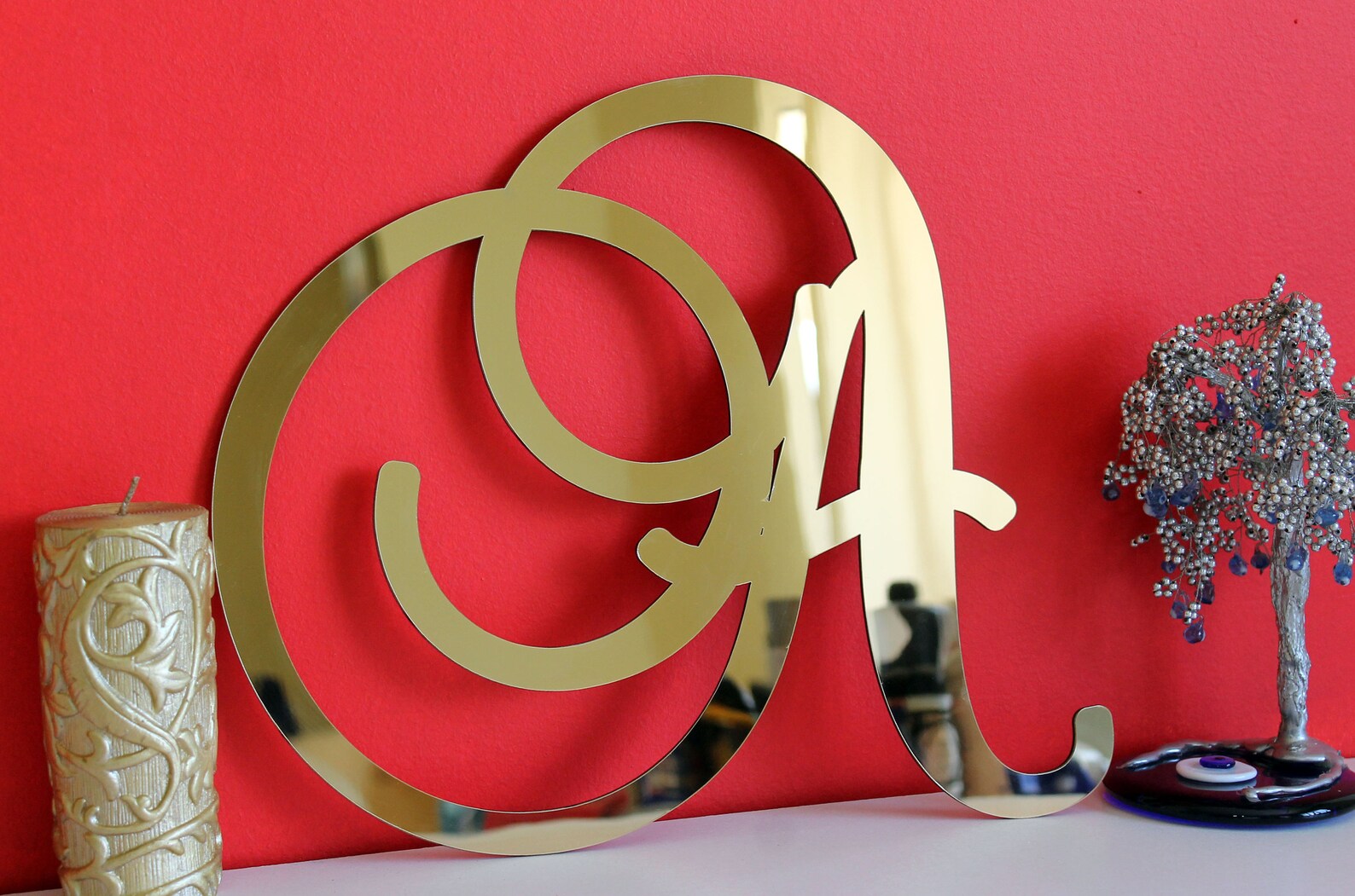 Mirror Acrylic Big Letters 1 to 24 Inches Wall Hanging - Etsy Canada
