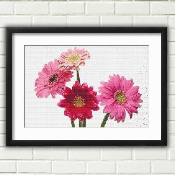 Gerber Daisy Bouquet - Etsy