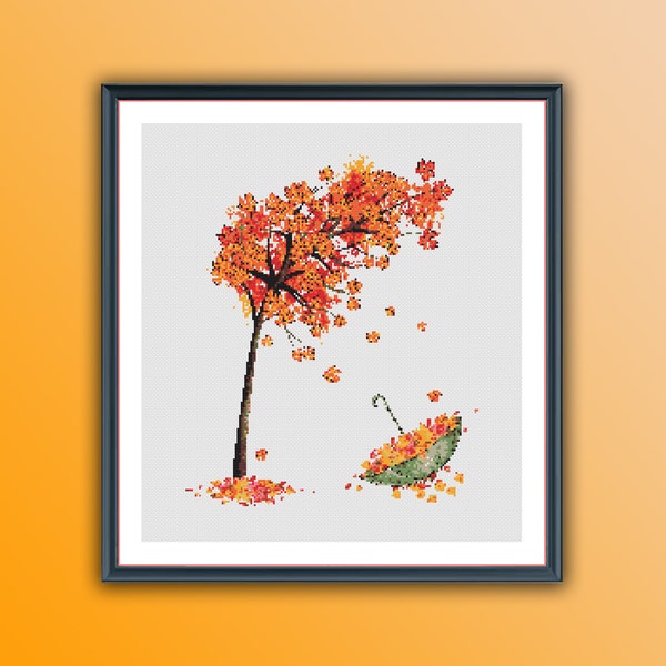 Autumn Cross Stitch - Etsy
