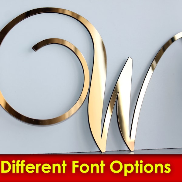 Mirror Letters - Etsy