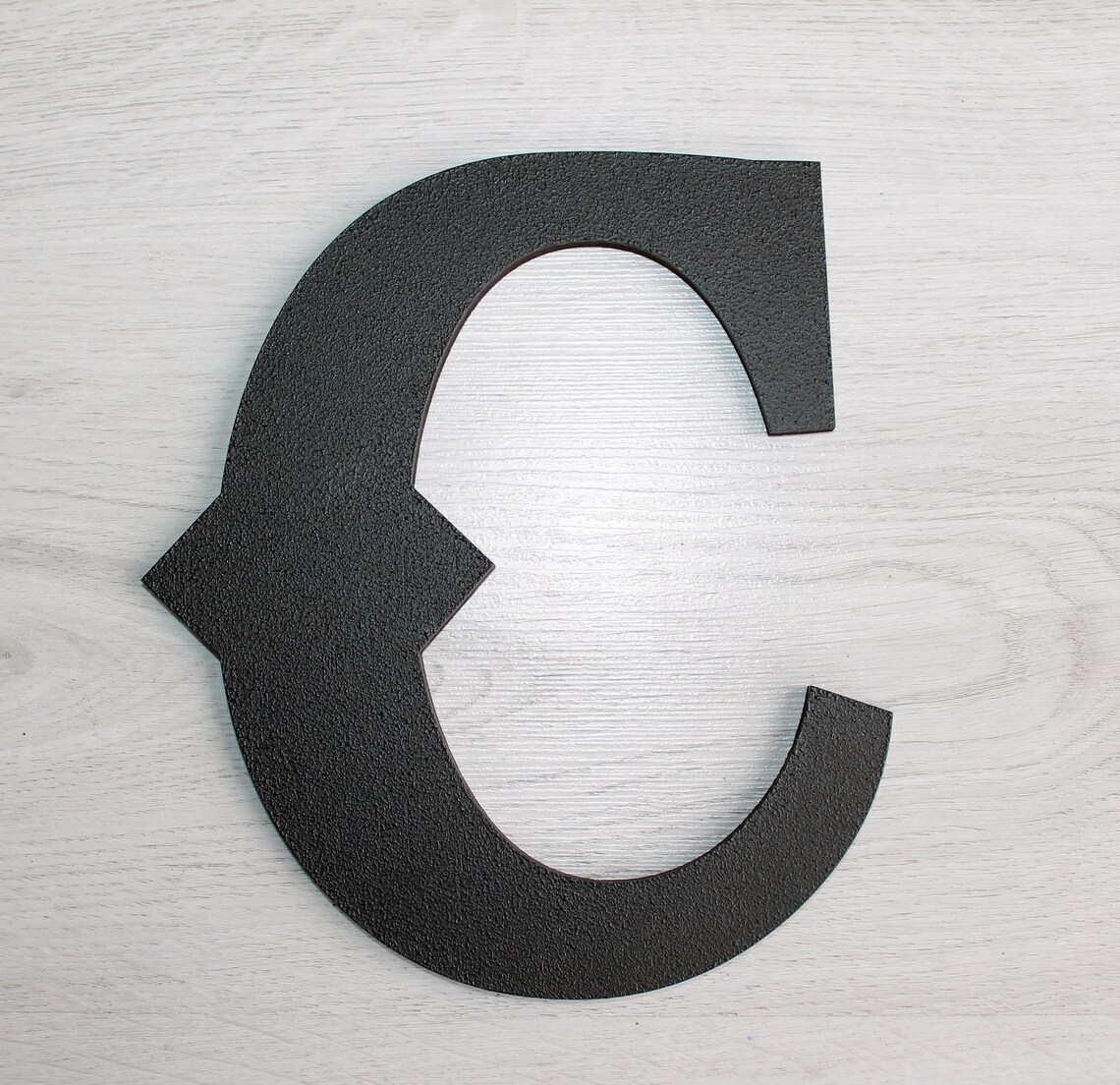 Large Wooden Letters Big Wood Letter 'C' Hand | Etsy