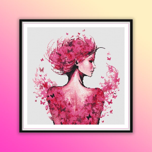 Breast Cancer Cross Stitch Pattern - Etsy