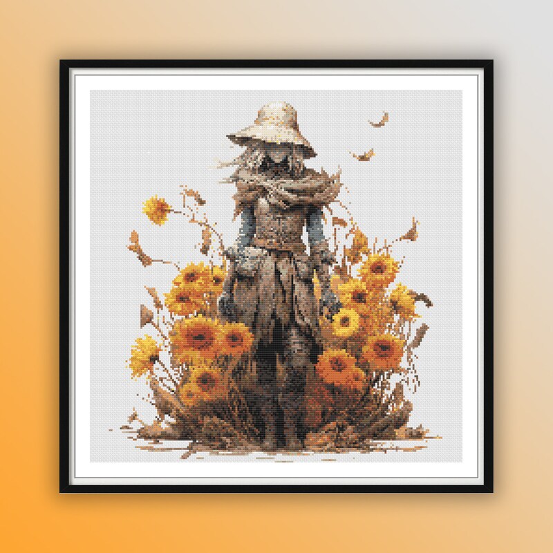 Large Scarecrow Pattern - Etsy