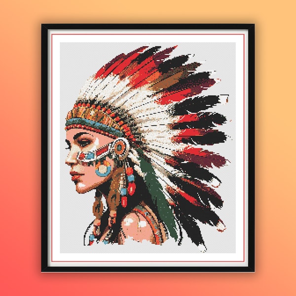 Indian Cross Stitch - Etsy