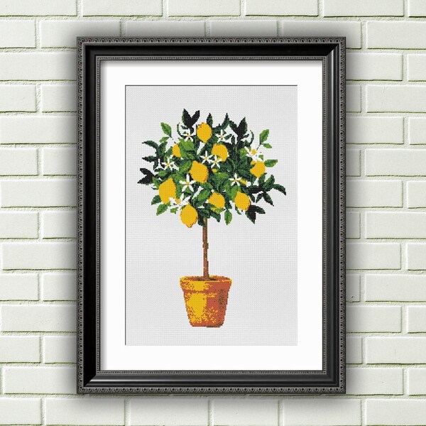 Tree Cross Stitch - Etsy