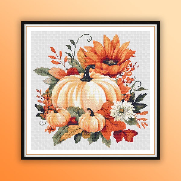 Fall Cross Stitch Pattern - Etsy