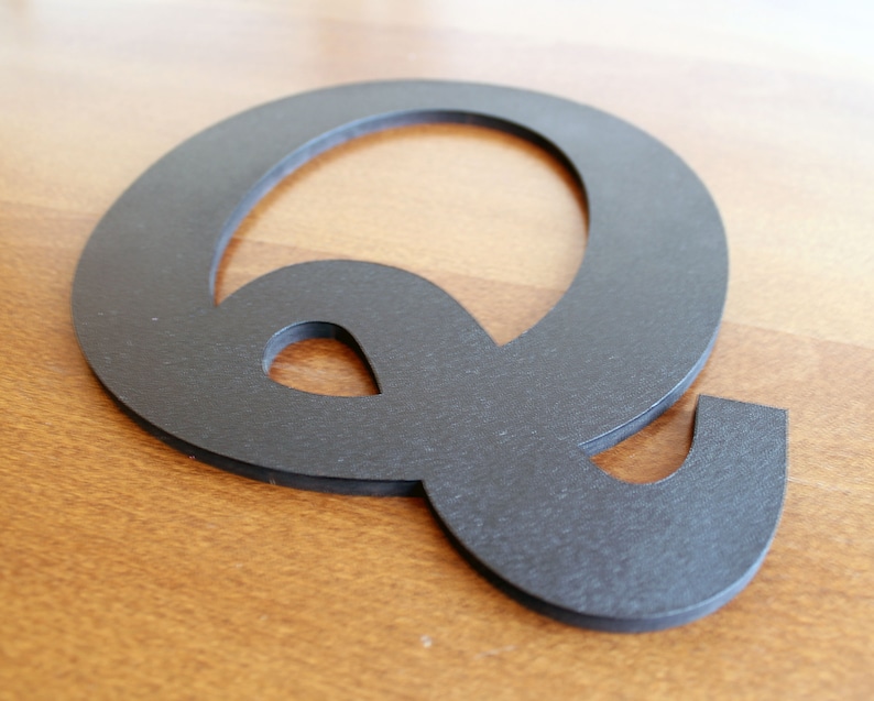 Large Wooden Letters Big Wood Letter 'Q' Hand - Etsy