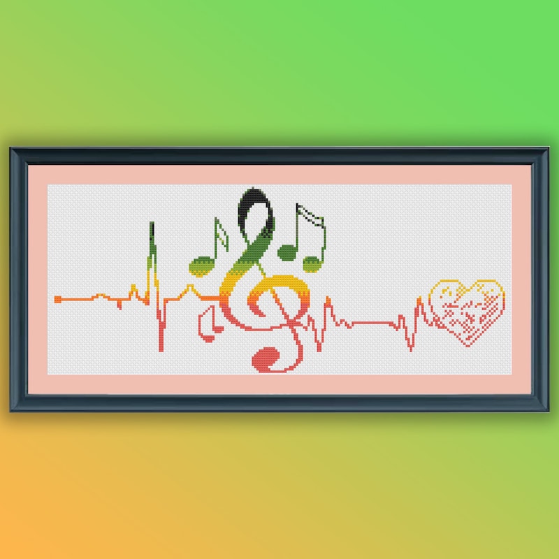 Heartbeat Pattern - Etsy