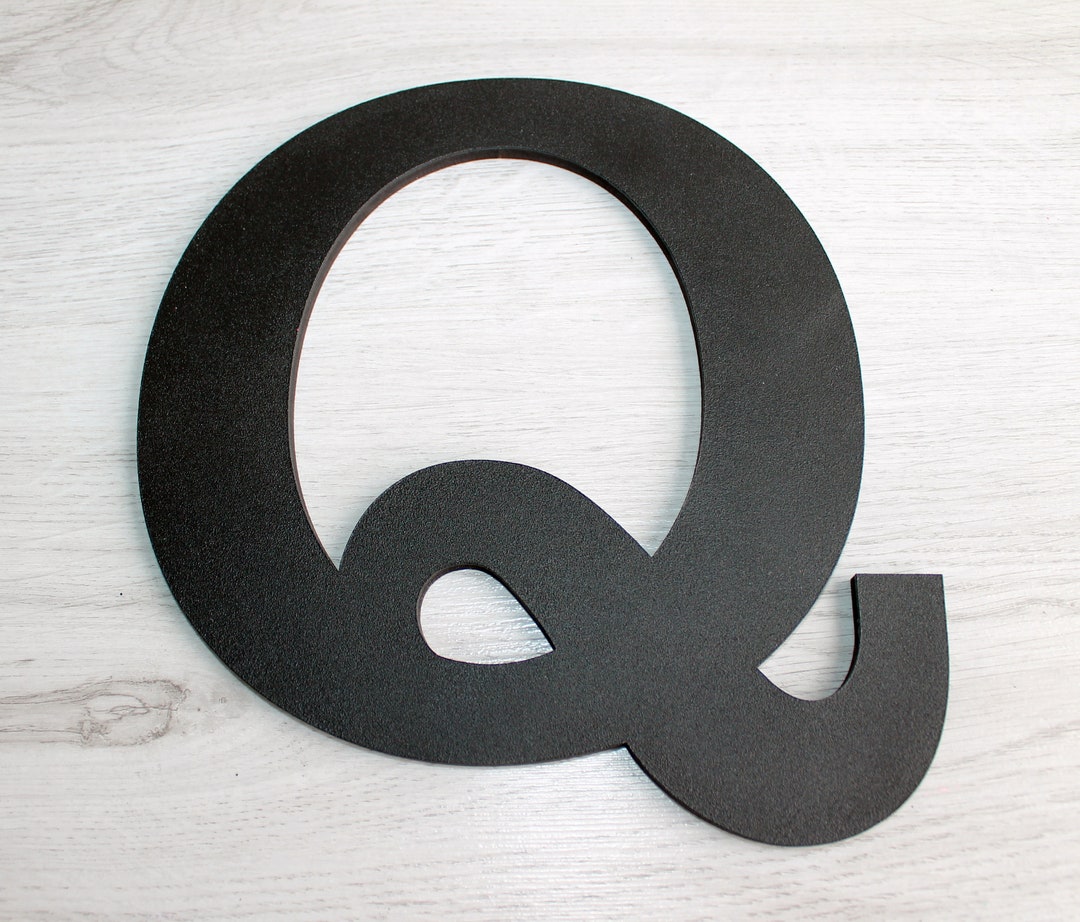 Large Wooden Letters Big Wood Letter 'Q' Hand - Etsy