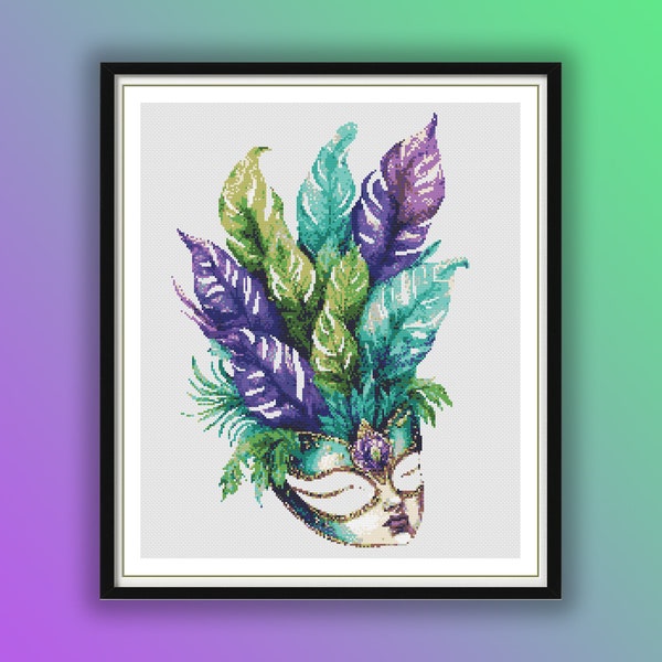 Cross Stitch Mask - Etsy