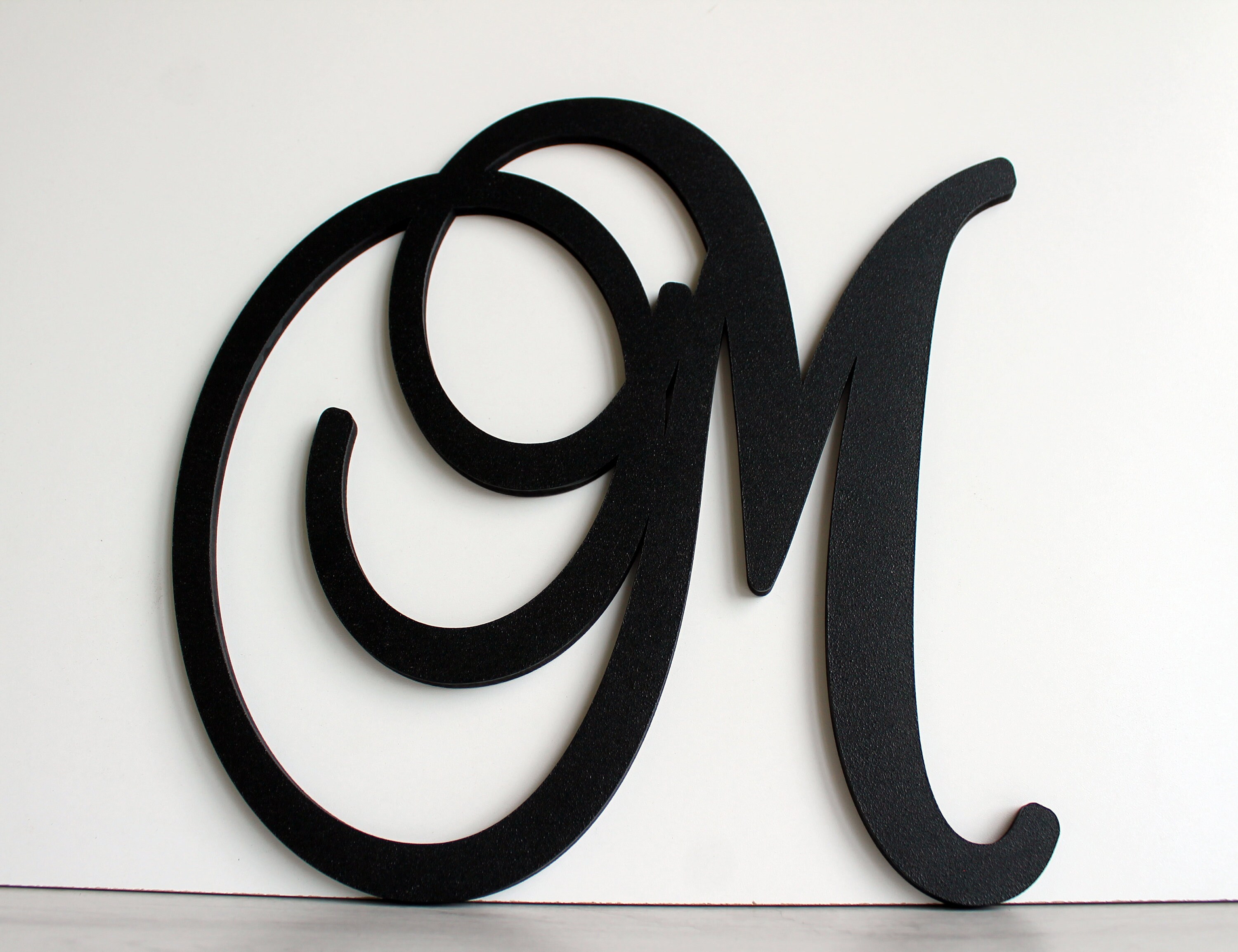 Large Wooden Letters Big Wood Letter M Hand Painted Wooden | Etsy