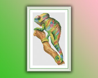 Lizard Cross Stitch Pattern - Etsy