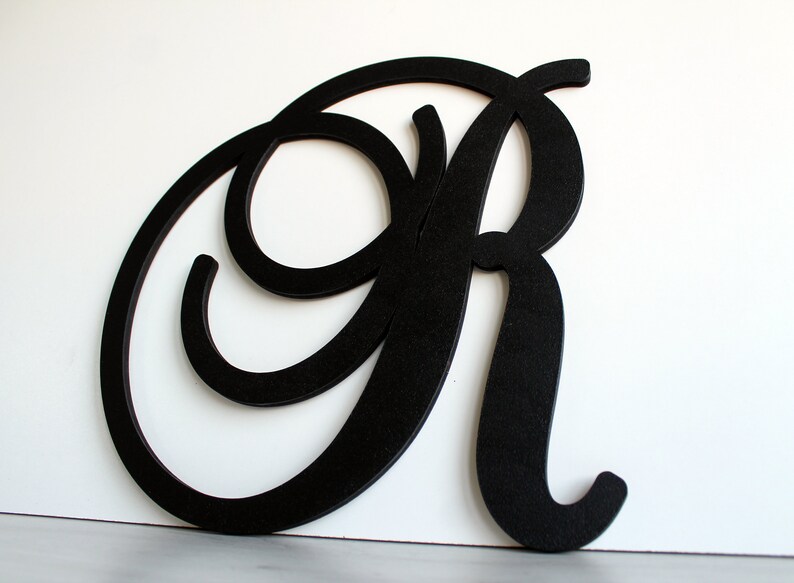 Large Wooden Letters Big Wood Letter R Hand Painted Wooden - Etsy New ...
