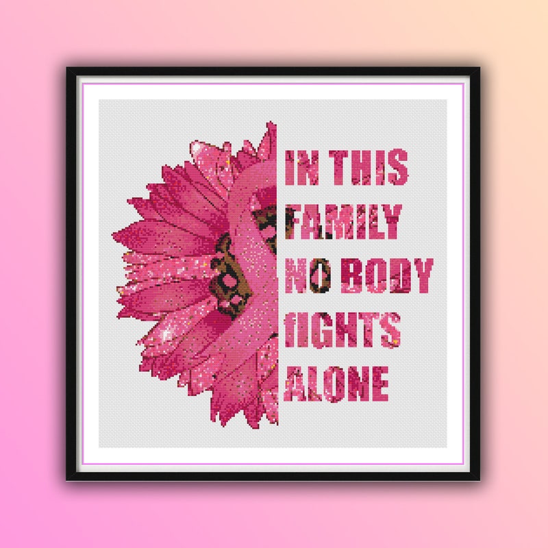 Breast Cancer Cross Stitch Pattern - Etsy