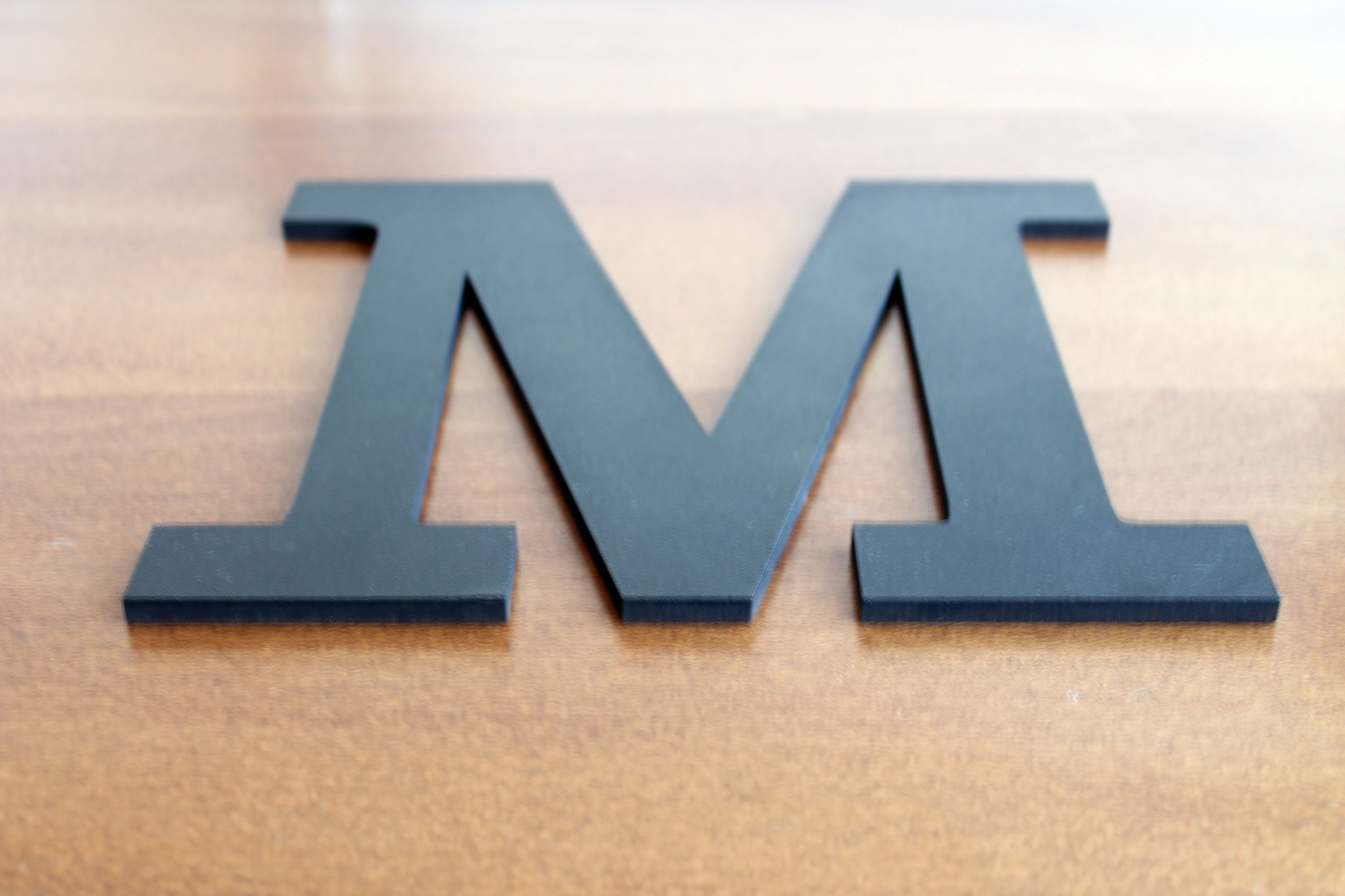 Large Wooden Letters Big Wooden Letter 'M' Painted | Etsy