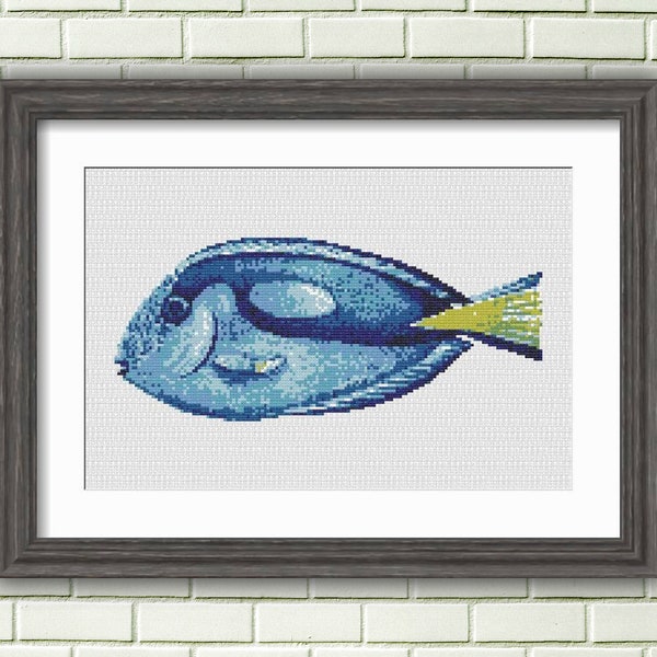 Fish Cross Stitch - Etsy