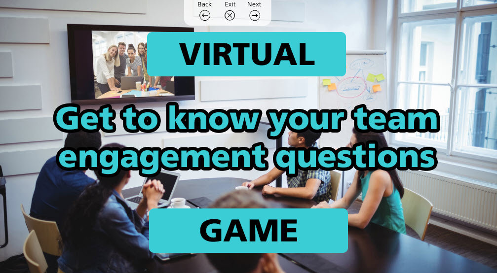 Team Engagement Virtual Game 20 questions | Etsy