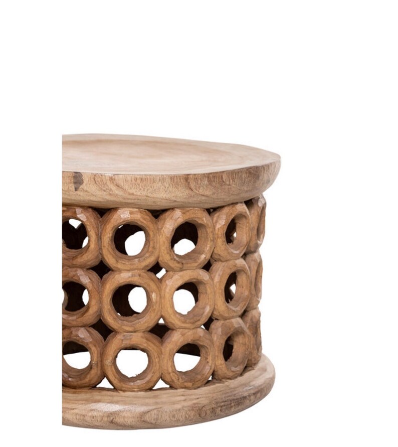 Rustic End Table Round Coffee Table | Etsy