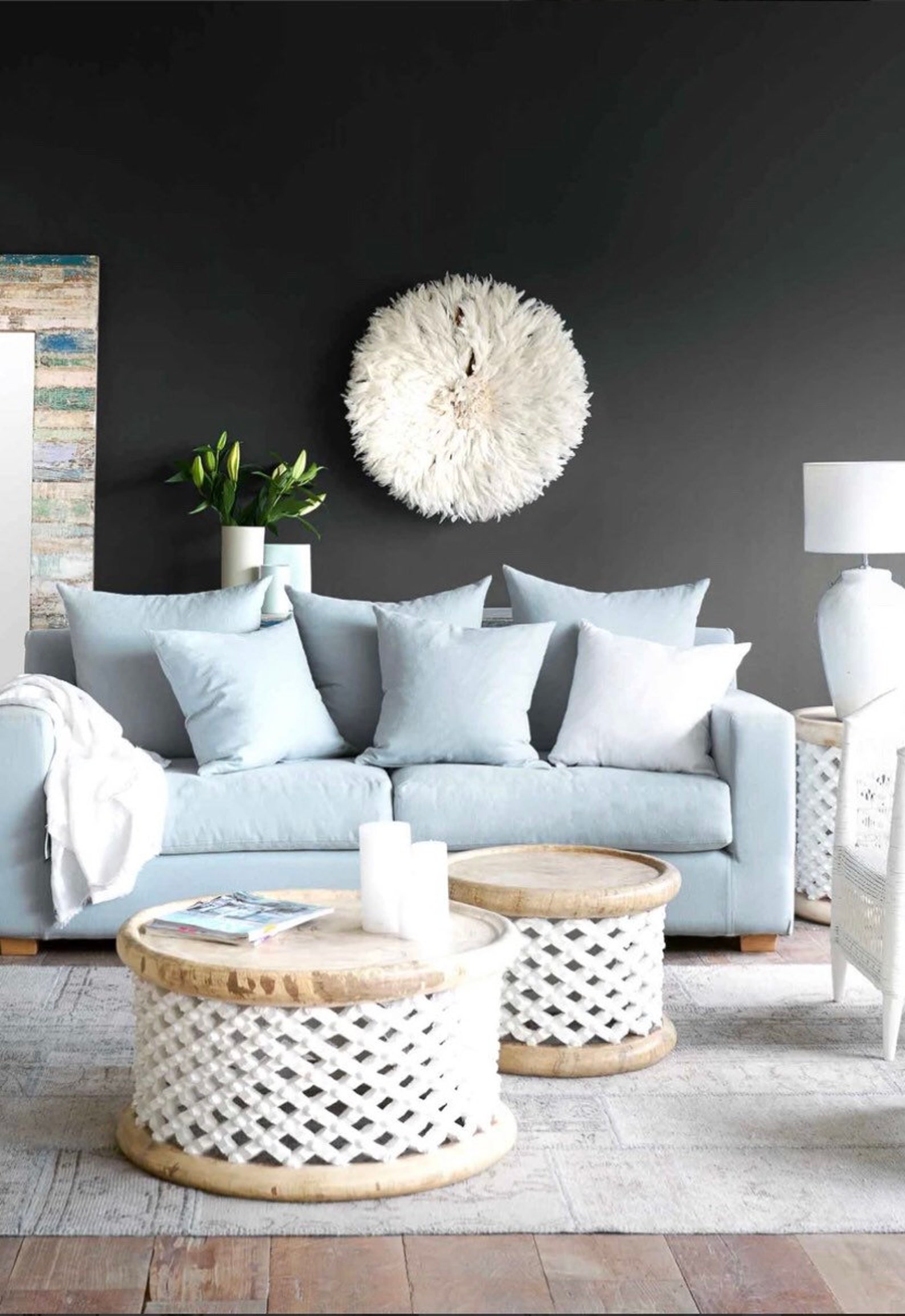 African Side Stool Bamileke Stool Coffee Table Side - Etsy