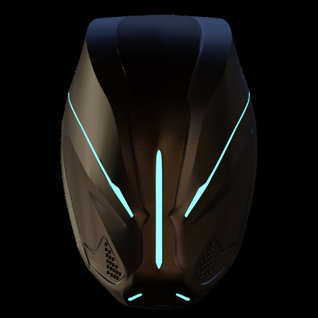 Tron Legacy Quorras Helmet 3D Model - Etsy