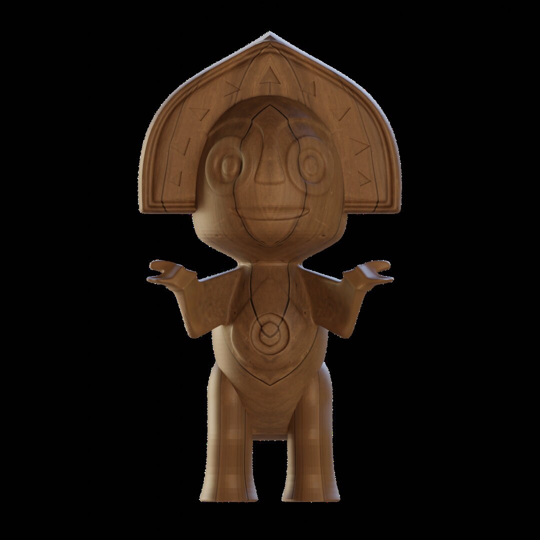 Polynesian Resort Maui Statue 3d Model - Etsy