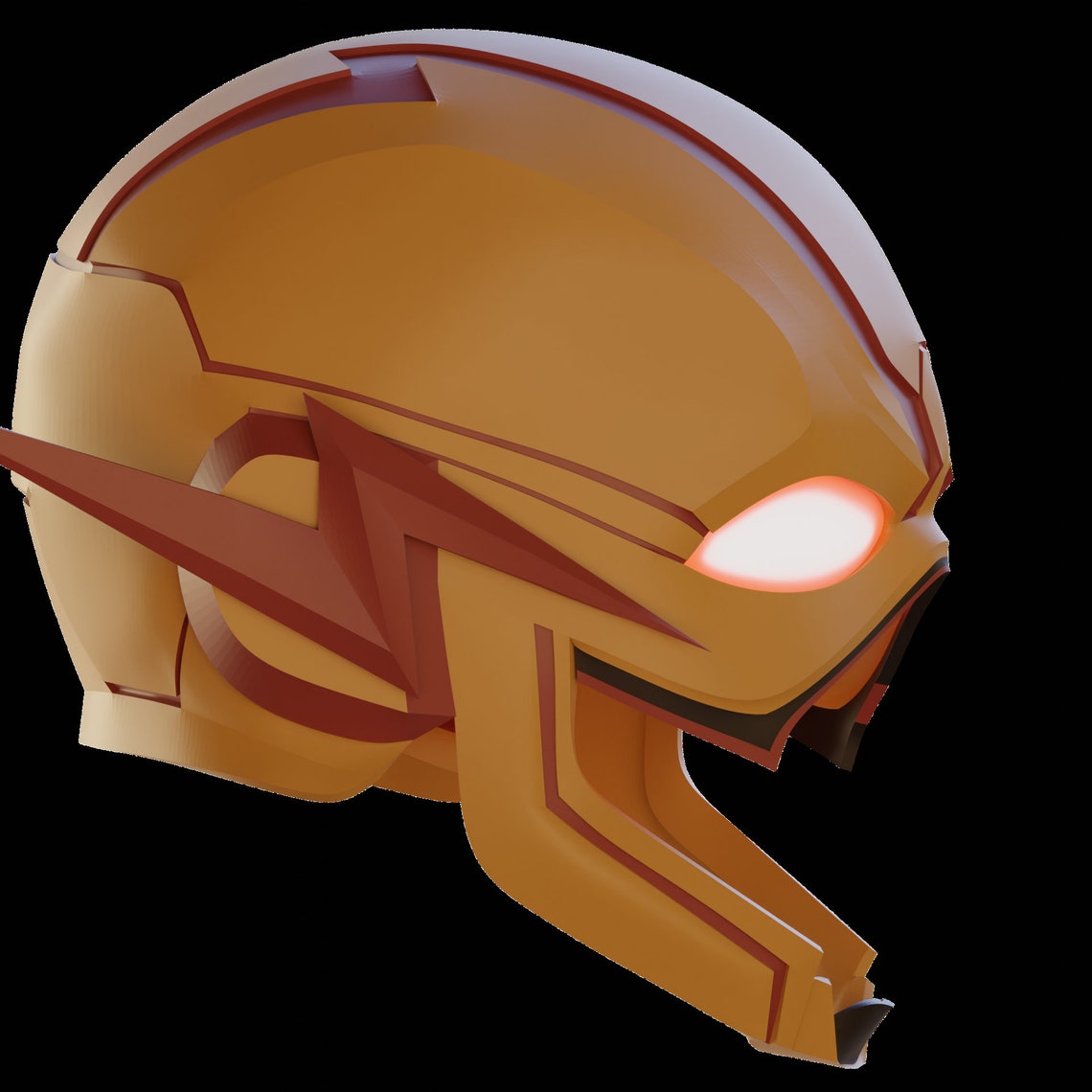 Injustice 2 Reverse Flash Cowl 3D Model - Etsy
