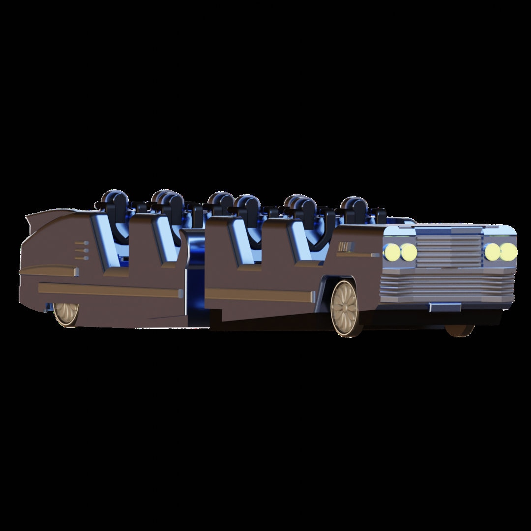 Rock 'n' Rollercoaster Ride Vehicle 3d Model - Etsy