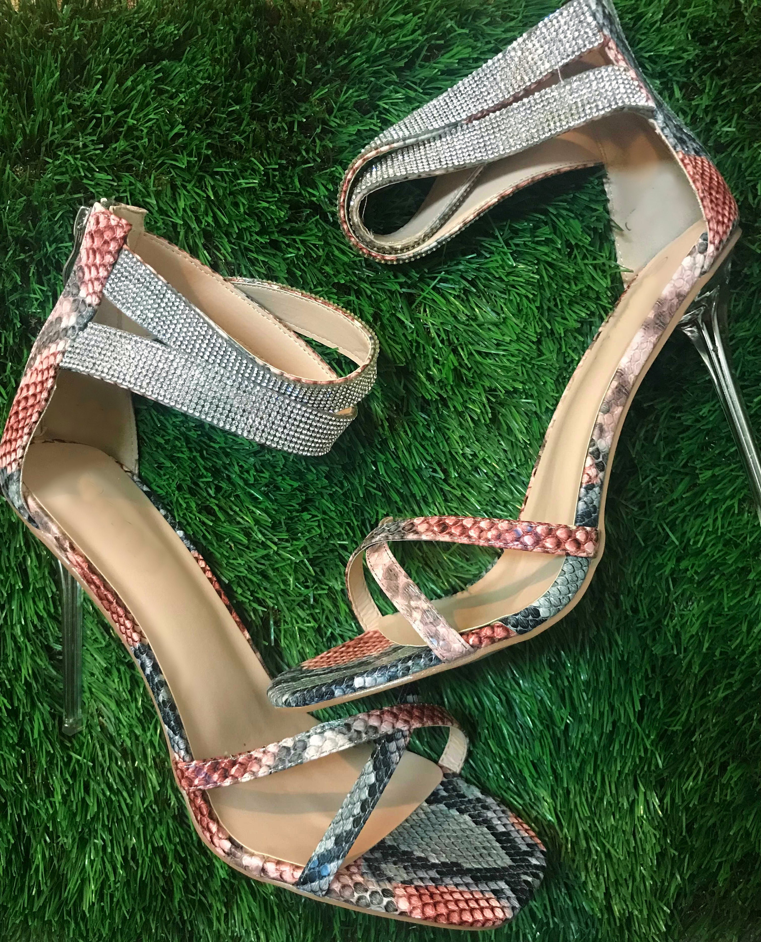 Snake Print Heels - Etsy