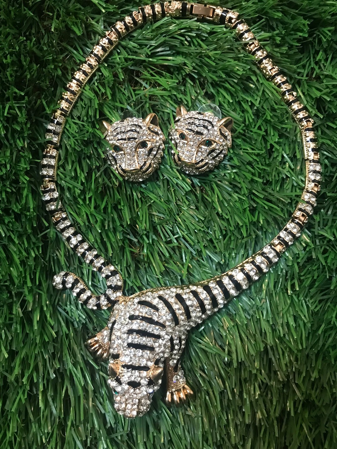 Tiger Necklace Set - Etsy