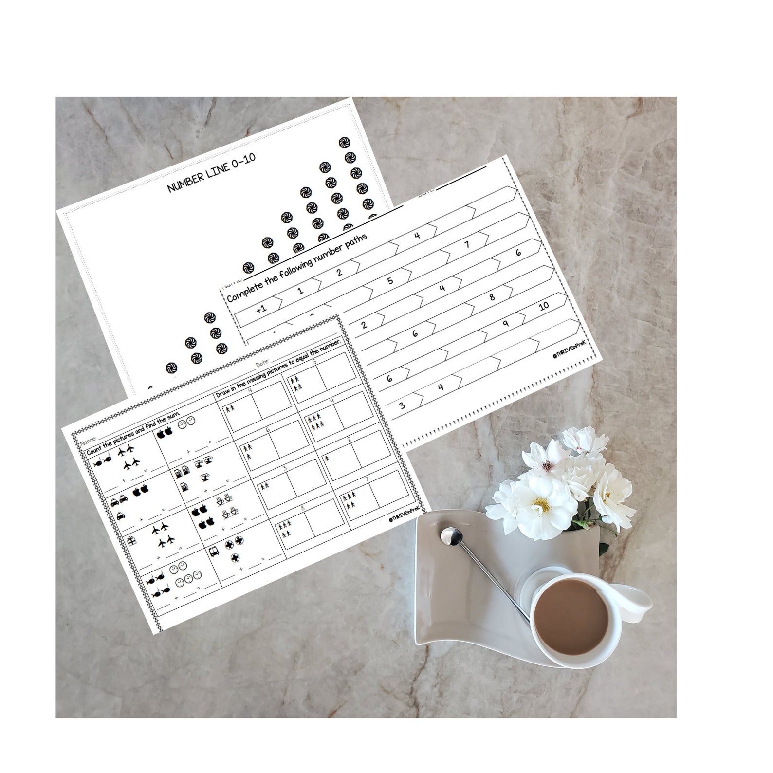 Pre-kindergarten Math Bundle - Etsy