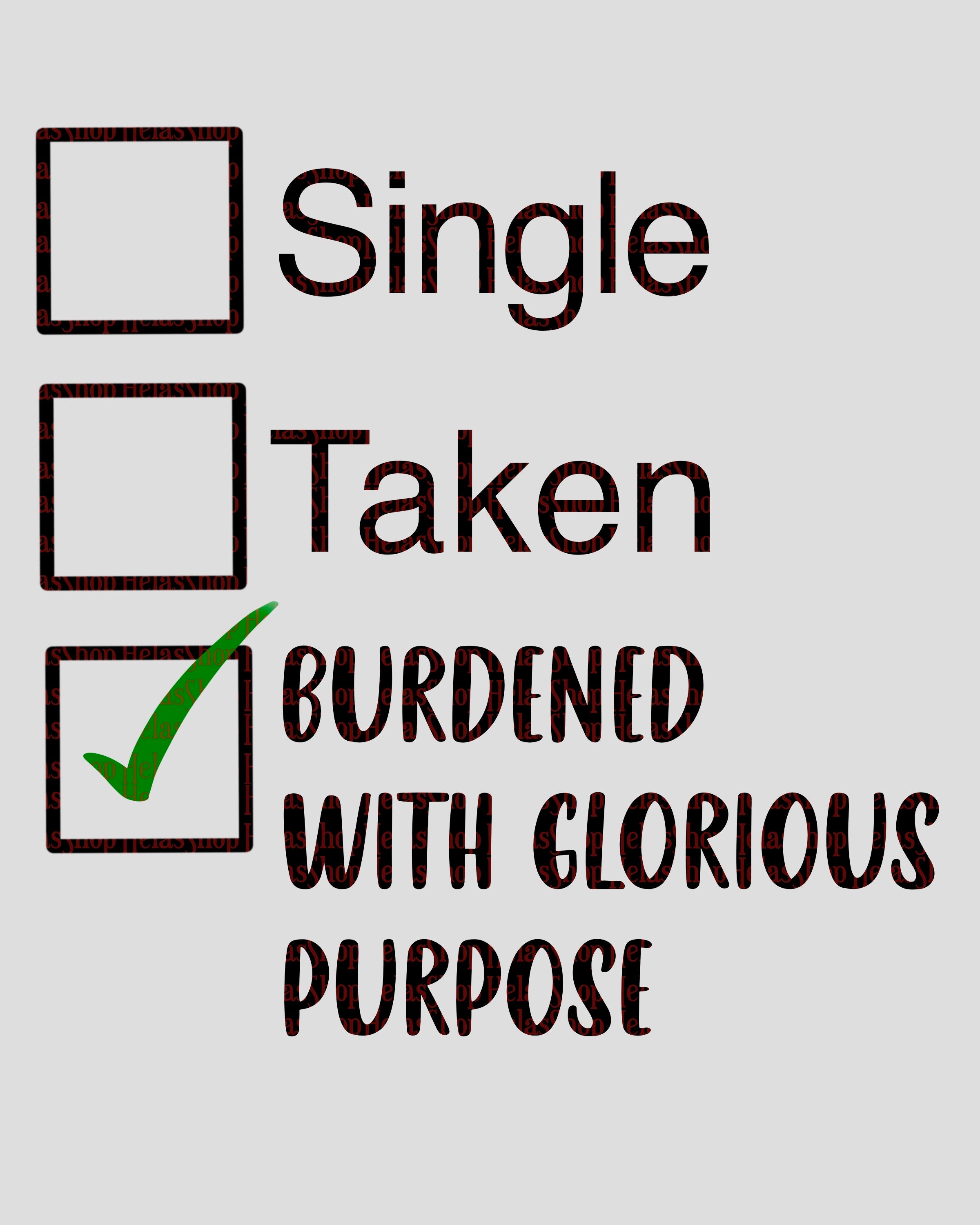 Burdened With Glorious Purpose