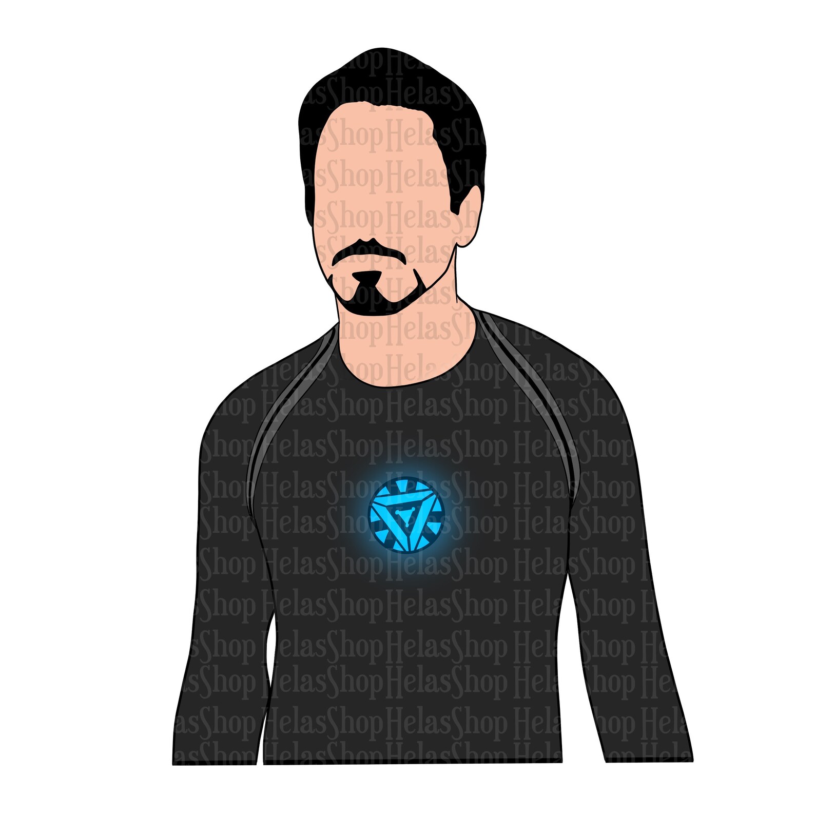 Tony Stark sticker png svg dxf Iron Man svg png dxf | Etsy