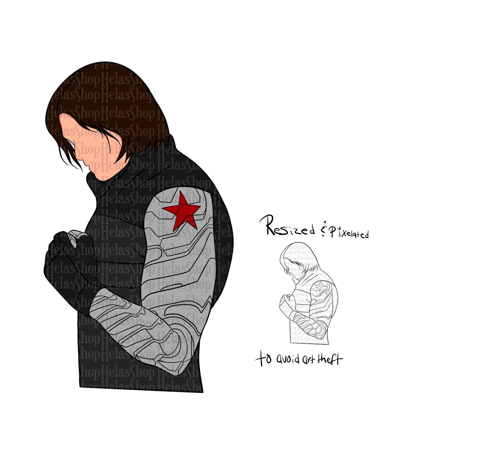 Bucky Barnes SVG Bucky Barnes Art Bucky Barnes Decal | Etsy