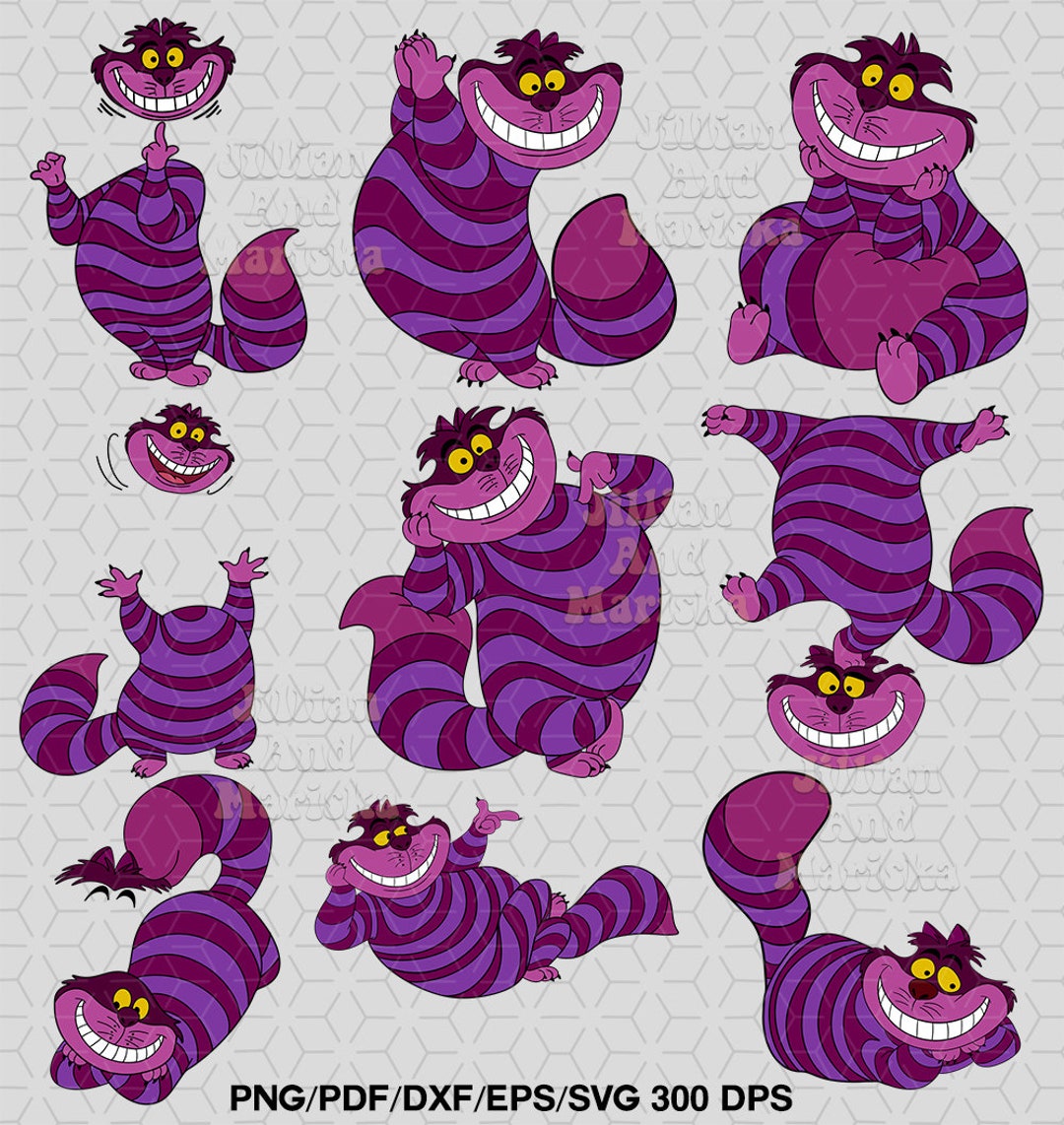 Striped Smiling Cat Svg, Layered Svg Bundle, Png, Digital Download - Etsy