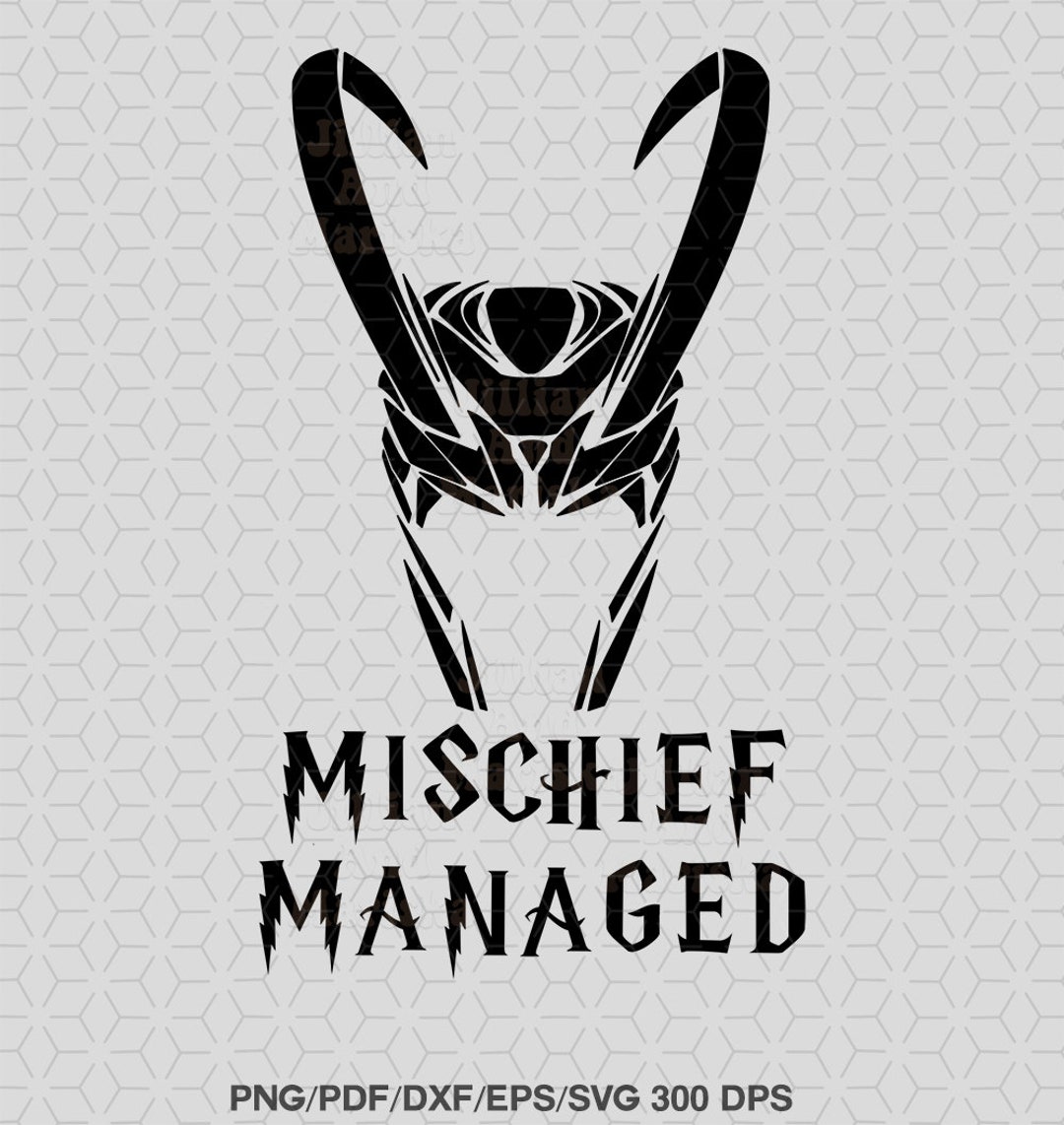 God of Mischief Svg Png Eps Dxf, Customizable Digital File - Etsy