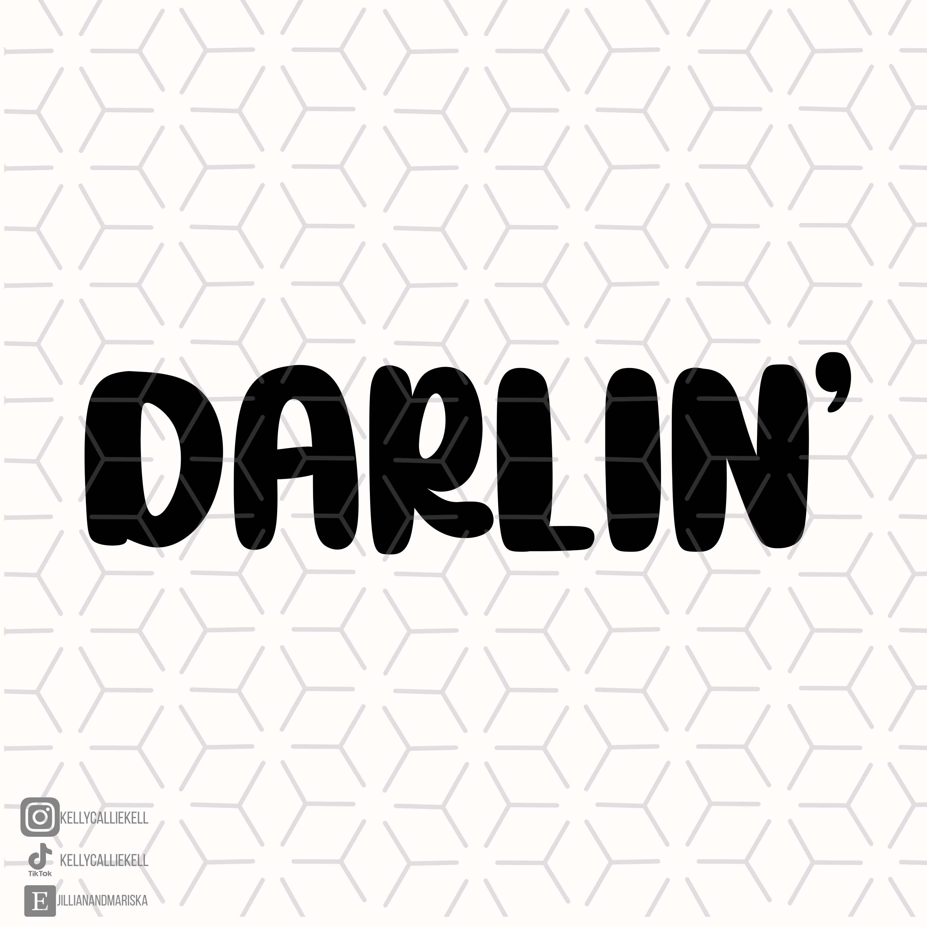 Darlin Svg, Darlin Png, Darlin Dxf, Svg Cricut, Darlin Sublimation ...
