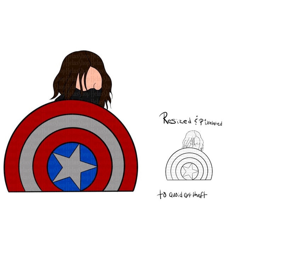 Bucky Barnes SVG Bucky Barnes Art Bucky Barnes Decal | Etsy