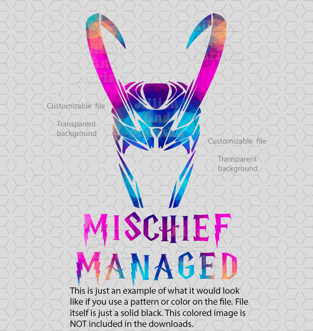 God of Mischief Svg Png Eps Dxf, Customizable Digital File - Etsy