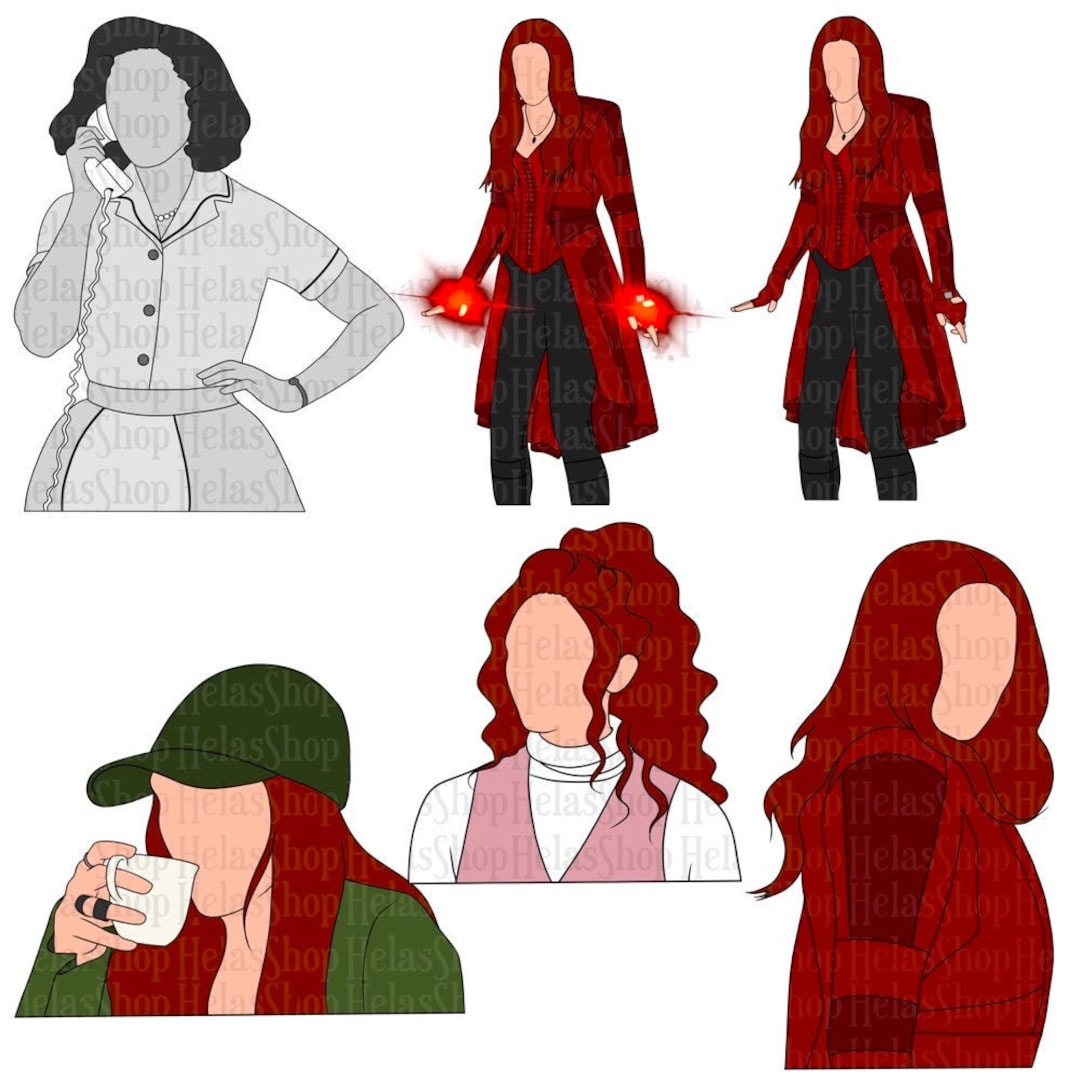Wanda Maximoff png svg dxf Sticker Scharlach Hexe dxf svg png - Etsy ...