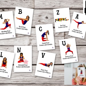 Downloadable Super Yogis Yoga Alphabet Deck and Coloring Cards - Etsy