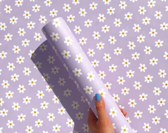 Personalised Daisy Wrapping Paper Floral Wrap Daisy - Etsy UK